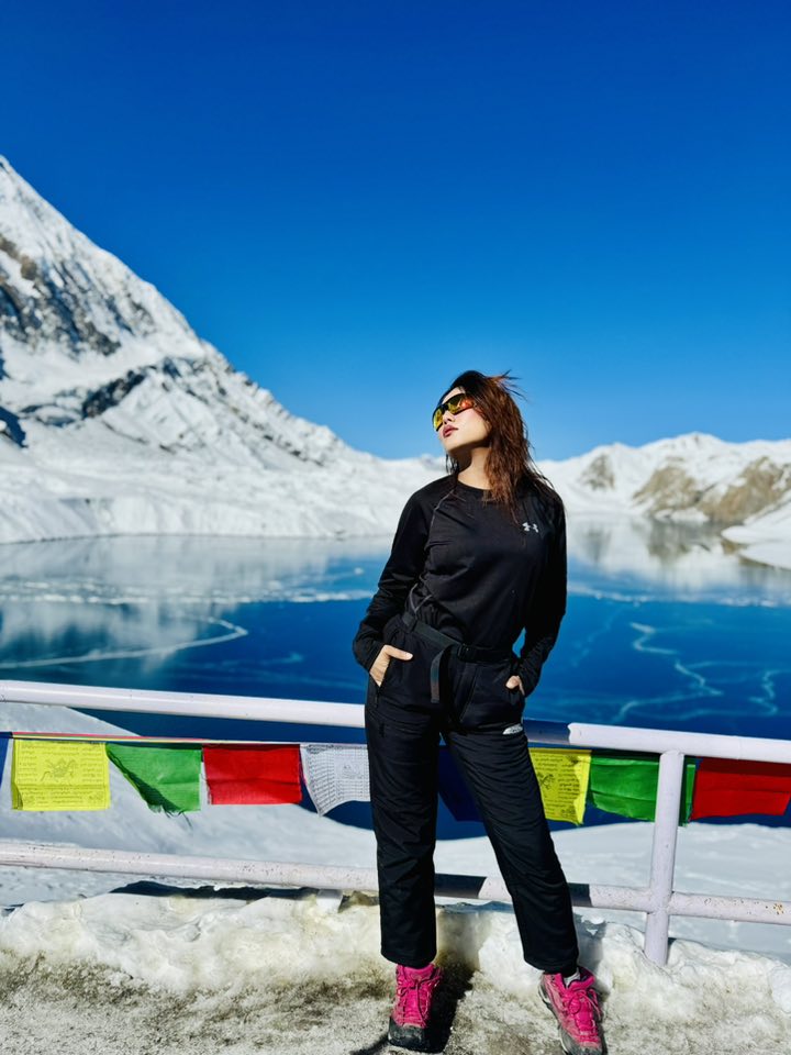 Exciting Photoset of Wrestler Asmita Jureli from Tilicho Lake Released (18 Photos)